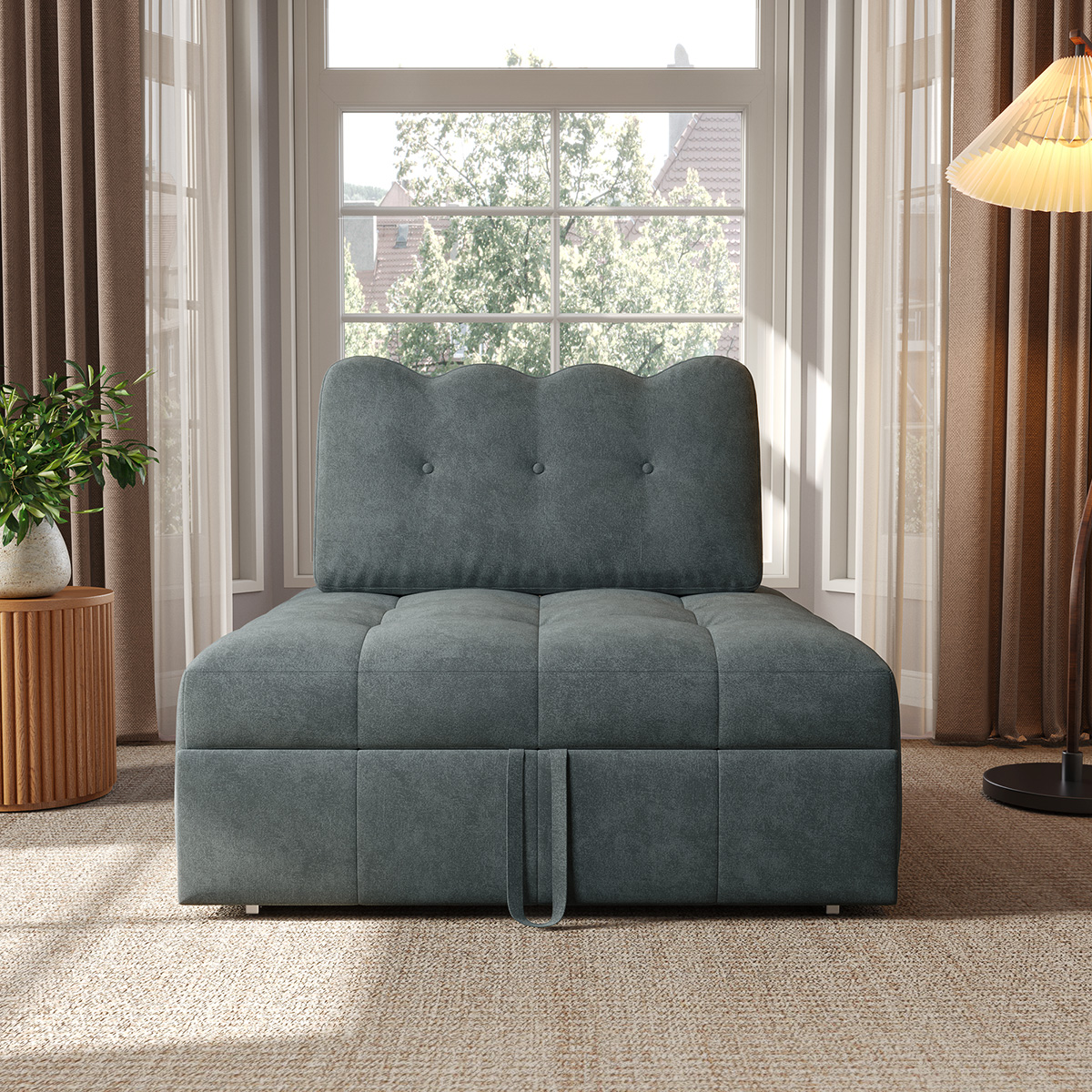 Alaric Pull Out Single Seater Sofa Bed 35