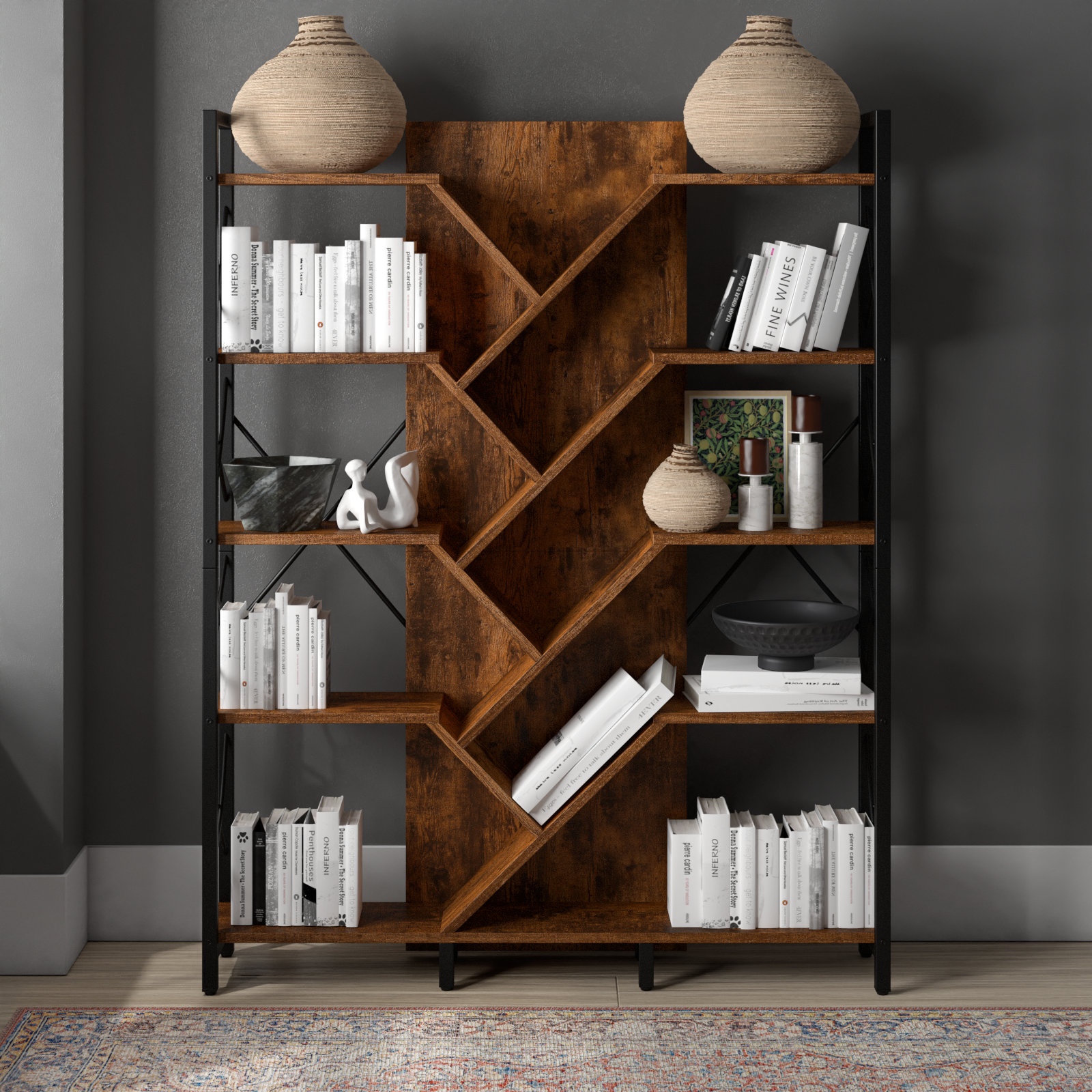 Wooden book shelves online store