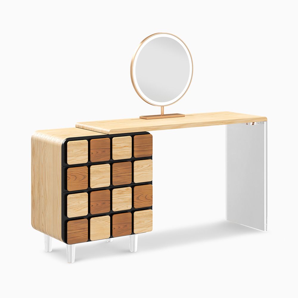 Hernest | Modern Solid Wood Makeup Vanity Special Designed Vanity ...