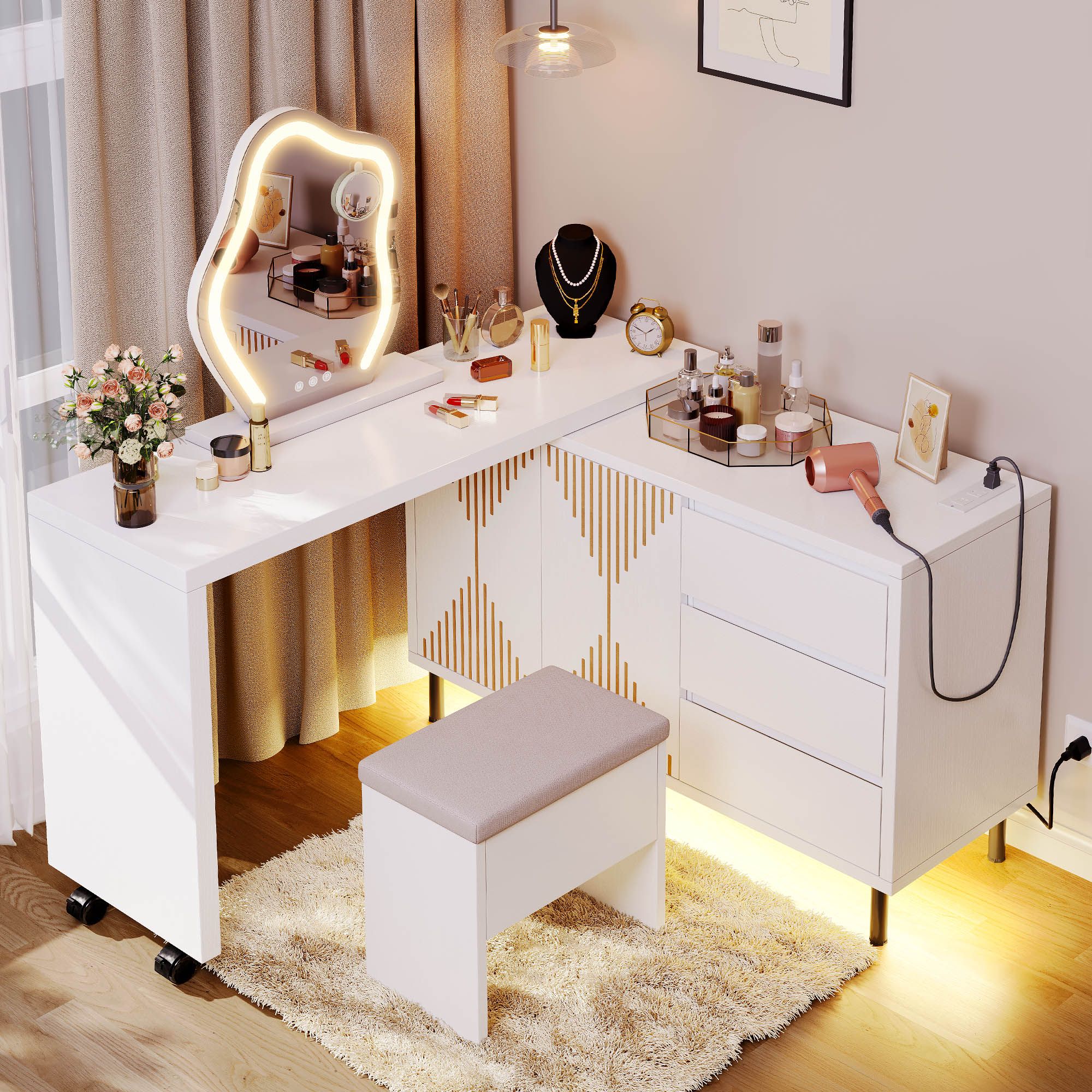 Modern Dressing Table Designs For Girls