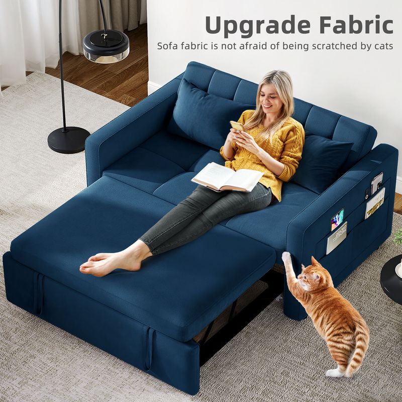 Yitahome | Cat-Scratch Proof Sofa Bed Convertible 3-in-1Sleeper Sofa ...