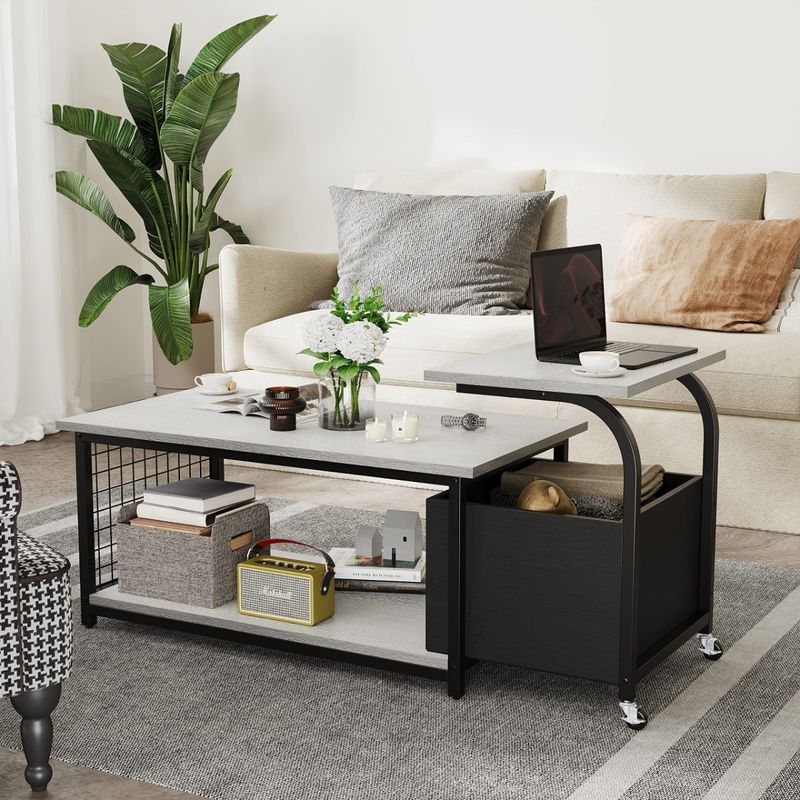 Modern Coffee Table On Wheels