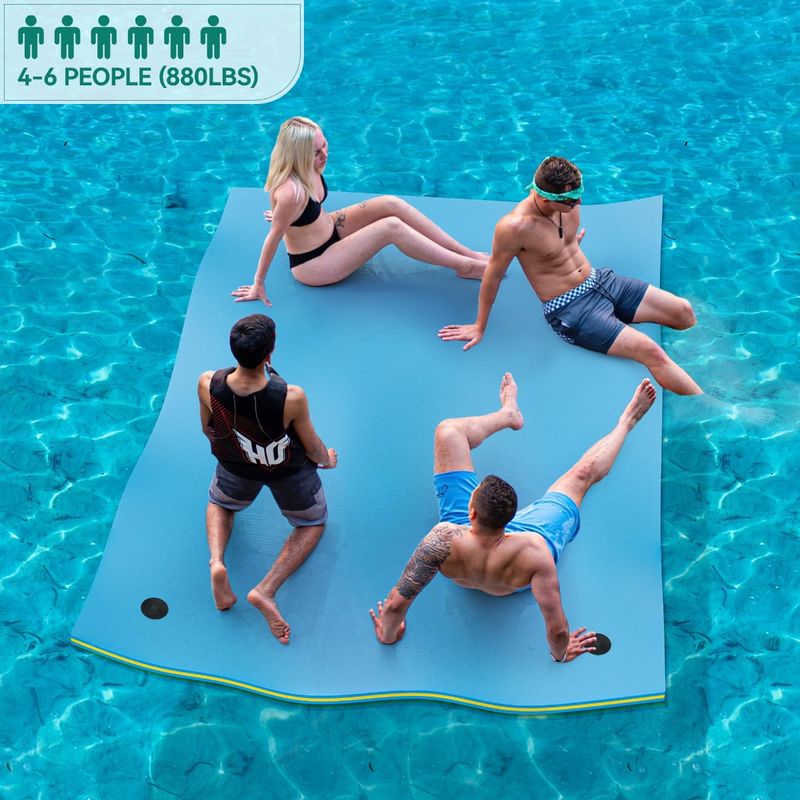 Yitahome | 9' X 6' Lake Floats Floating Mat Water Mat XPE Floating ...