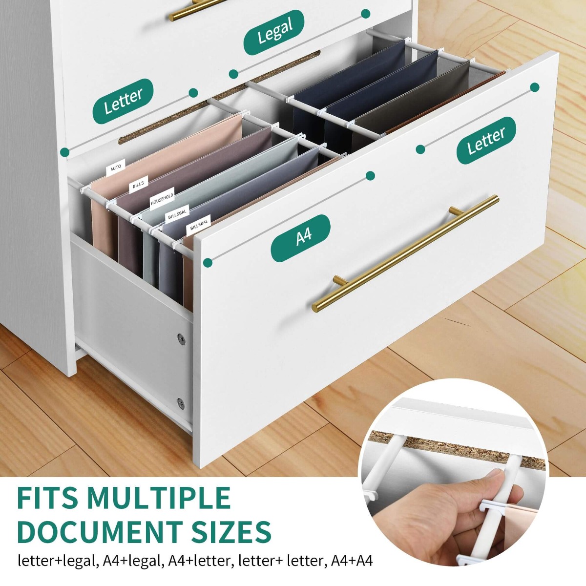 lateral filing system