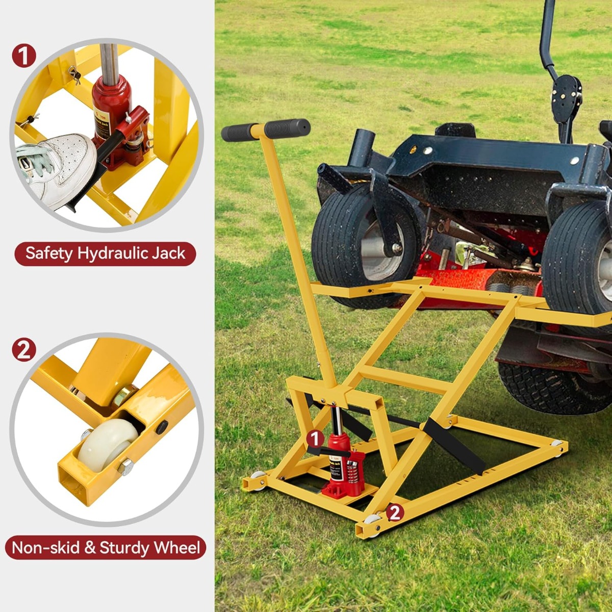 Zero Turn Mower Lift Zero Turn Mower Lift Maximum 450lb Capacity Ideal